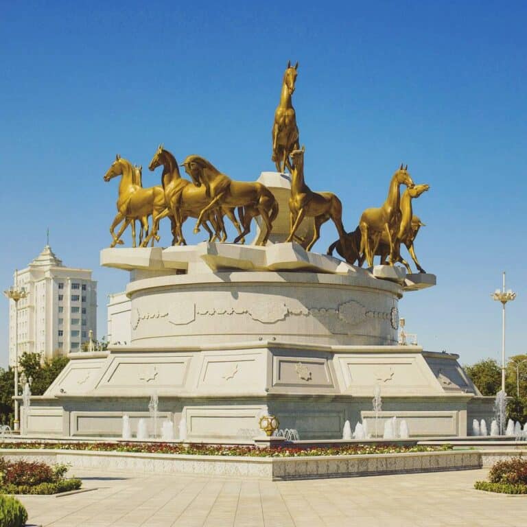Akhal-Teke Horses Monument | Travel Land